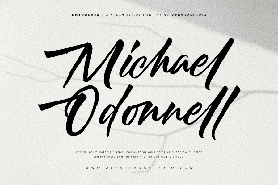 Untouched Font · 1001 Fonts