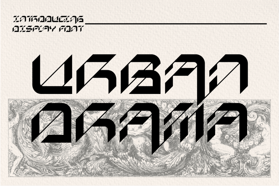Urban Drama Demo Font · 1001 Fonts