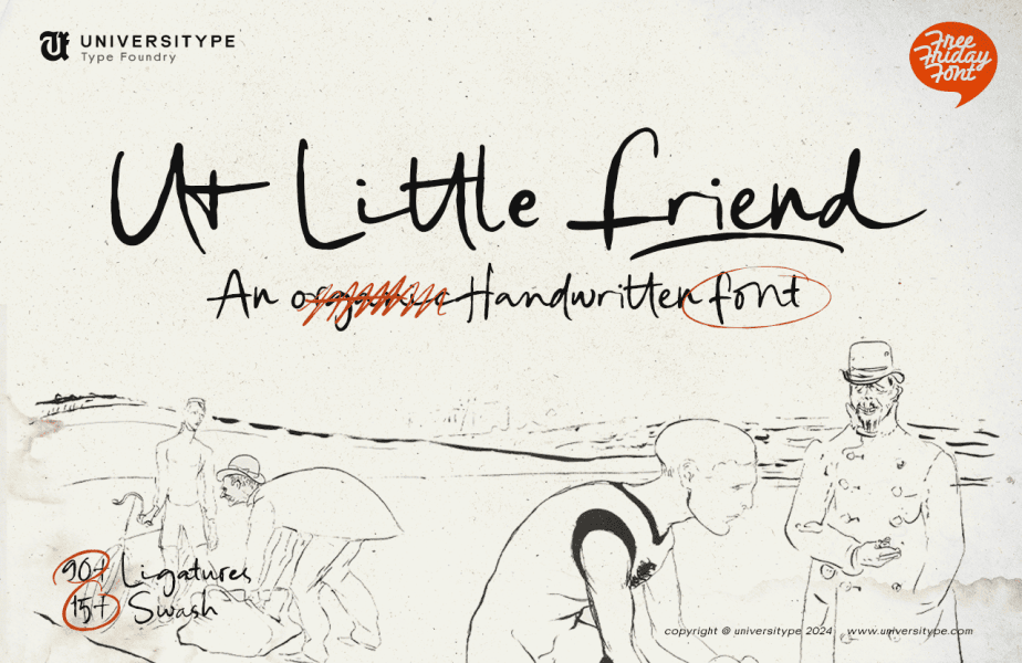 UT Little Friend Demo Font · 1001 Fonts
