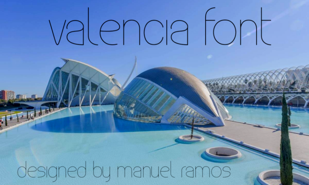 Valencia Font · 1001 Fonts