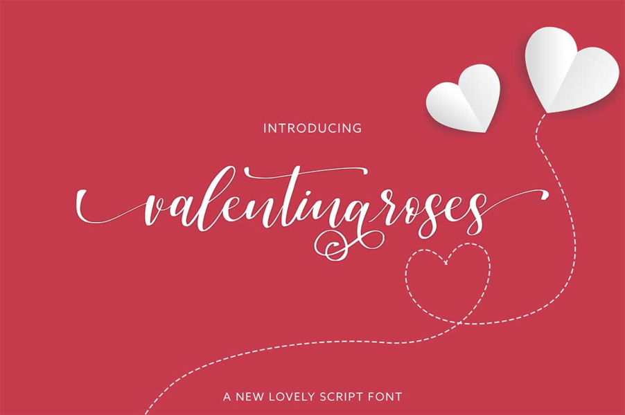 valentinaroses Font · 1001 Fonts