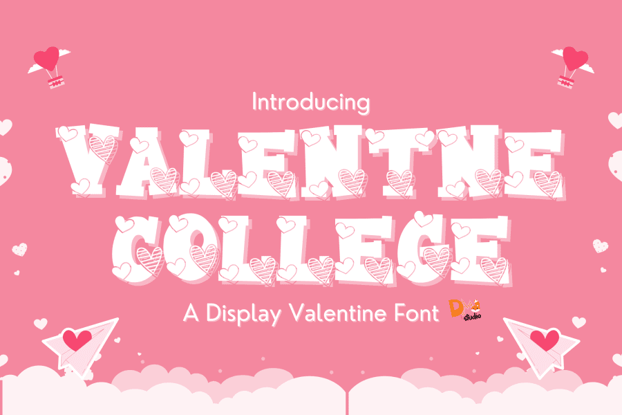 Valentine College Font · 1001 Fonts