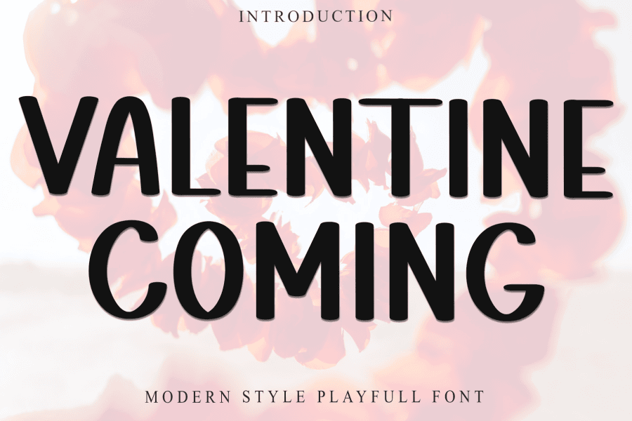 Valentine Coming Font · 1001 Fonts
