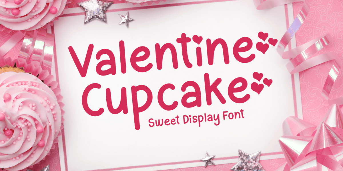 Valentine Cupcake Font · 1001 Fonts