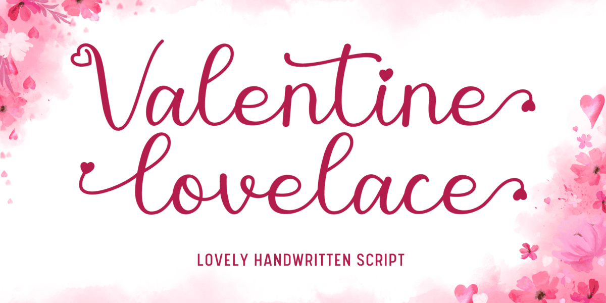 Valentine Lovelace Font · 1001 Fonts
