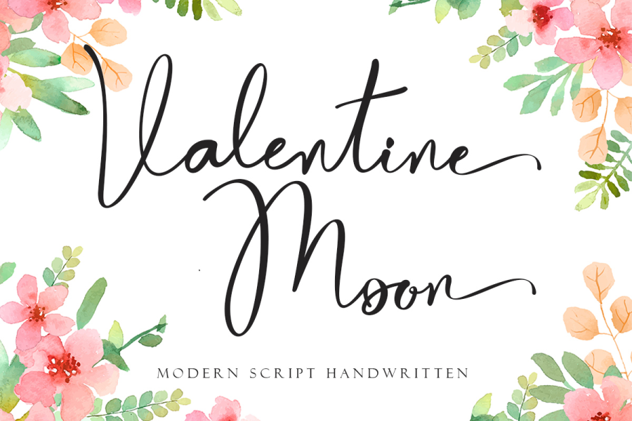 Valentine Moon Font · 1001 Fonts