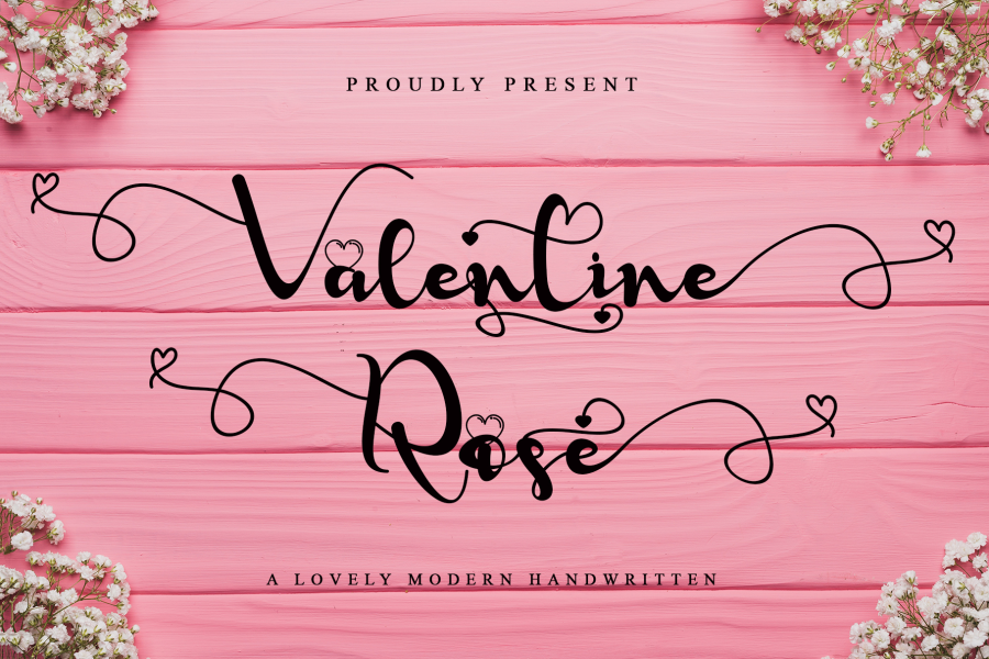 Valentine Rose Font · 1001 Fonts