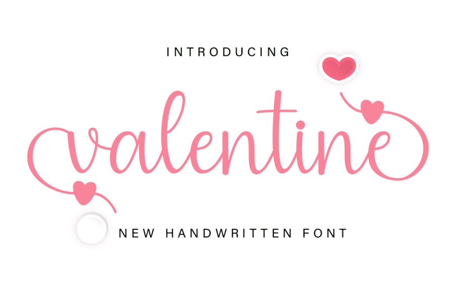 Valentine Script Font · 1001 Fonts