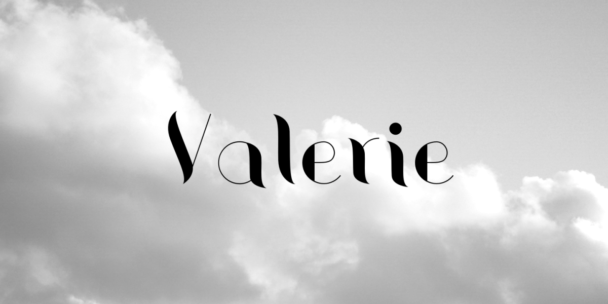 Valerie Font · 1001 Fonts