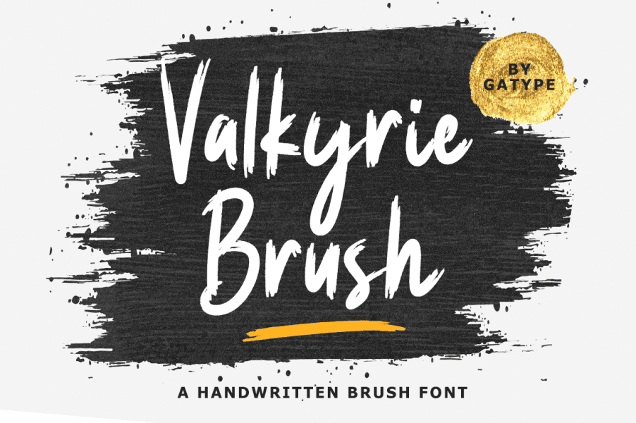 Valkyrie Brush Font Family · 1001 Fonts