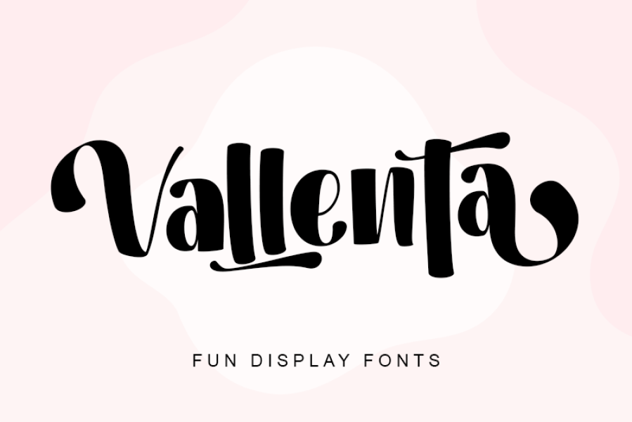 Vallenta - Personal use Font · 1001 Fonts