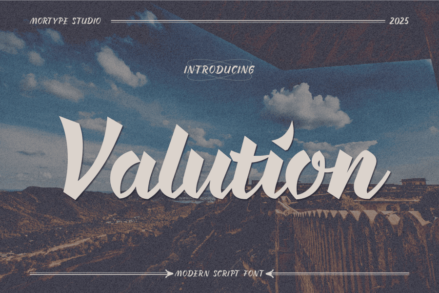 Valution Font · 1001 Fonts