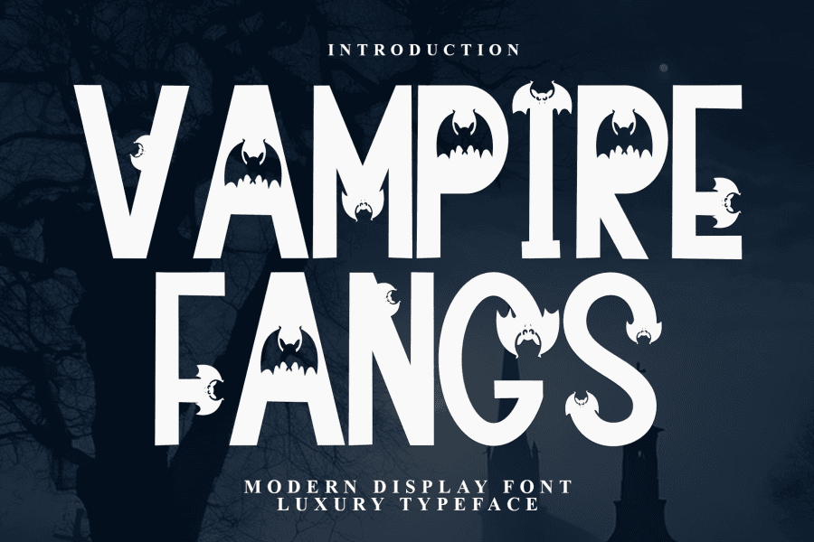 Vampire Fangs Font · 1001 Fonts