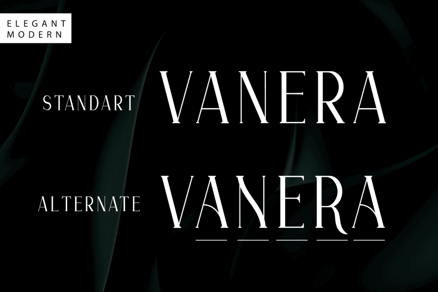 Vanera Font · 1001 Fonts