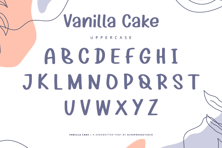 Vanilla Cake Font · 1001 Fonts