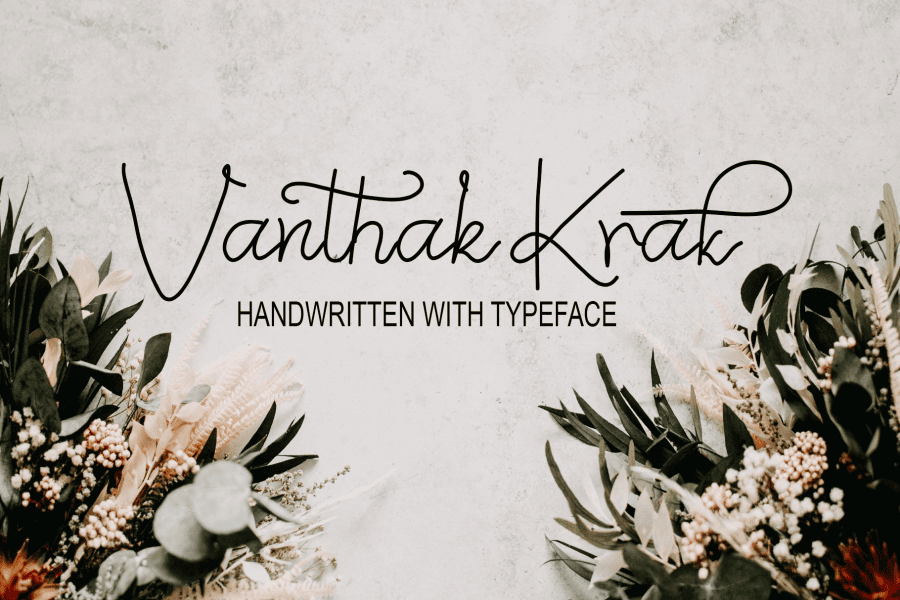 Vanthak Krak Font · 1001 Fonts