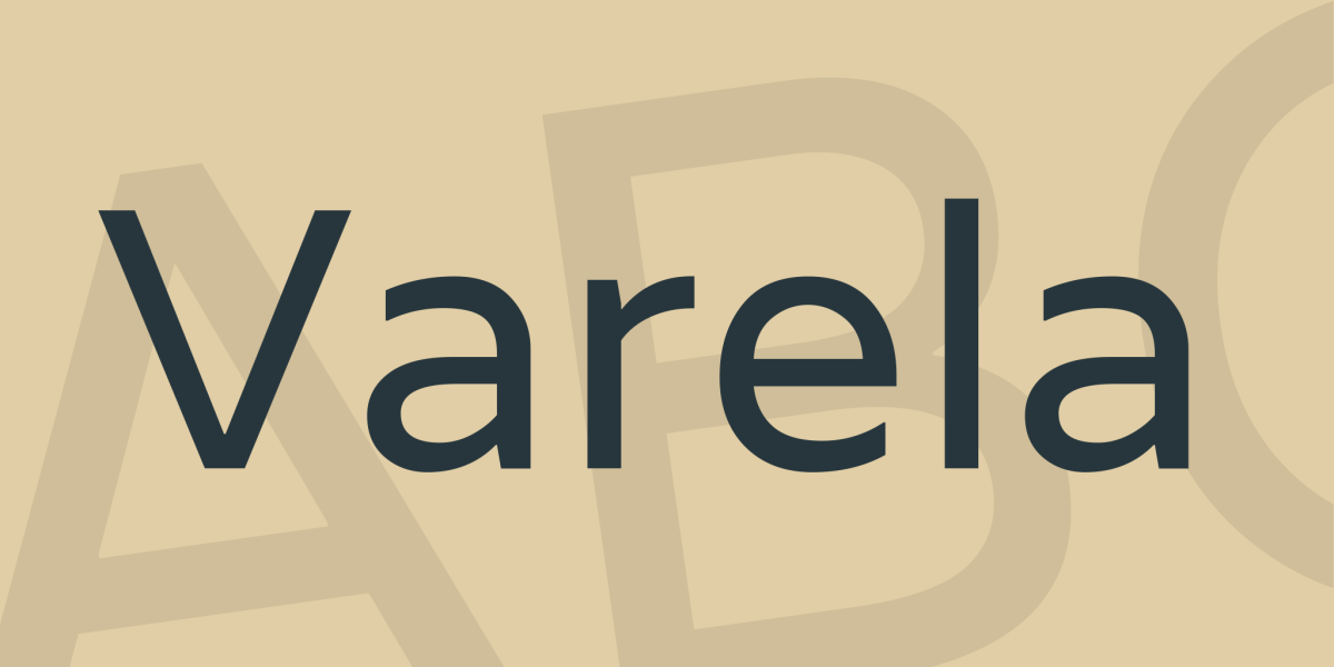 Varela Font · 1001 Fonts