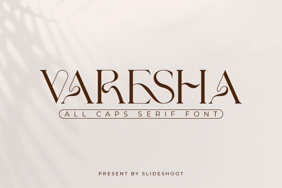 Varesha Font · 1001 Fonts