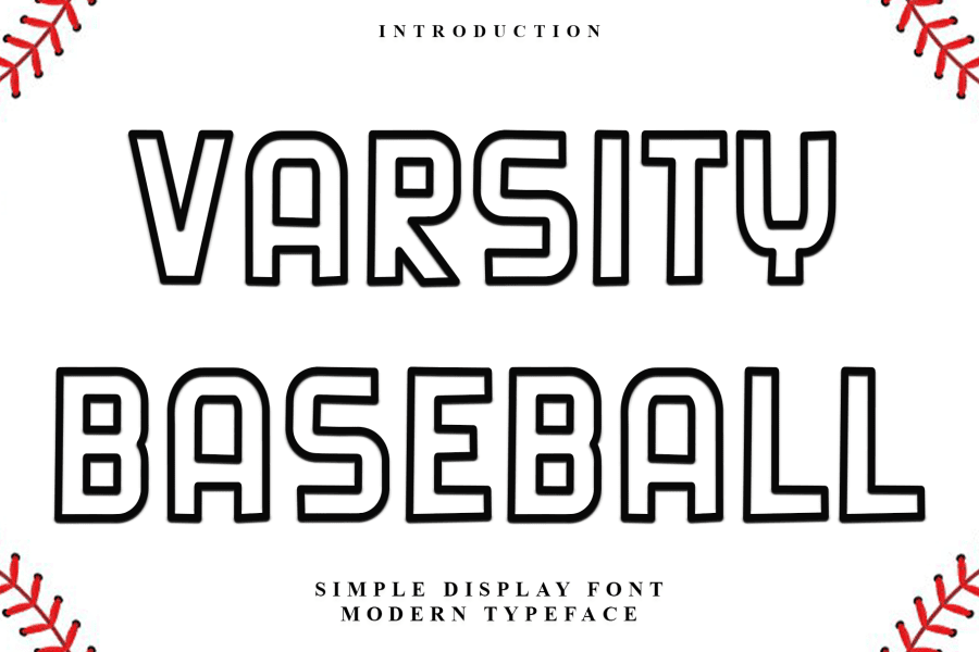 Varsity Baseball Font · 1001 Fonts