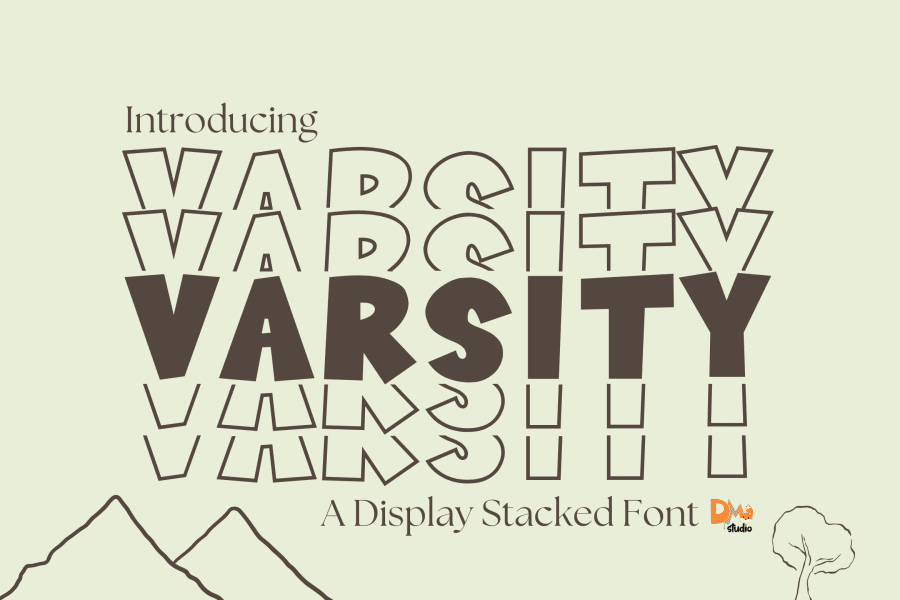 42 Free Stacked Fonts · 1001 Fonts