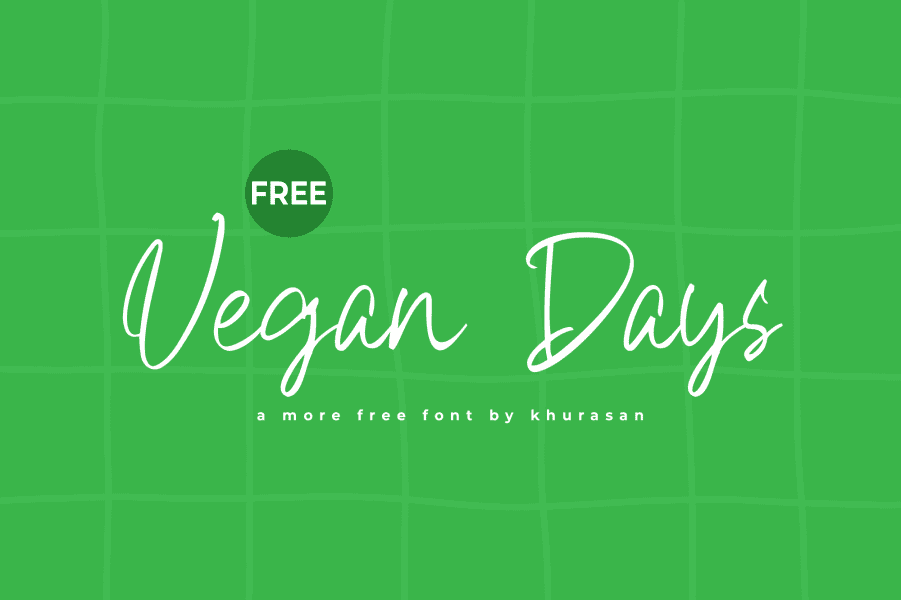 Vegan Days Font · 1001 Fonts