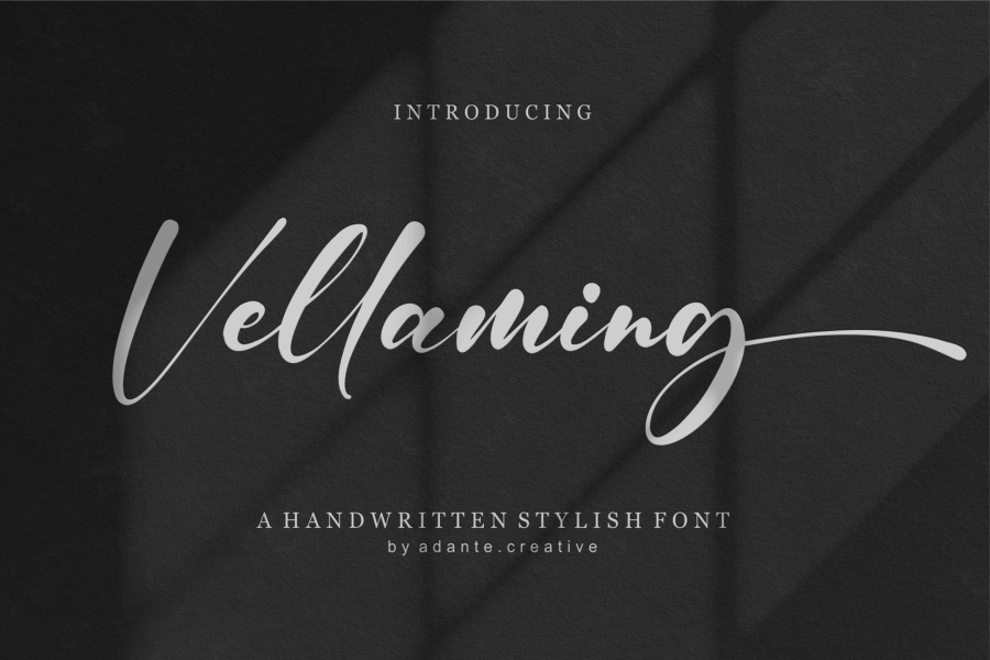 Vellaming Font · 1001 Fonts