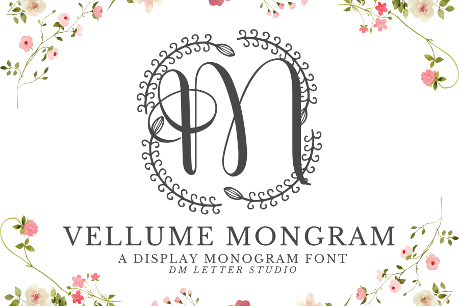 1 Free Fashion, Modern, Monogram A–z Serif Font · 1001 Fonts