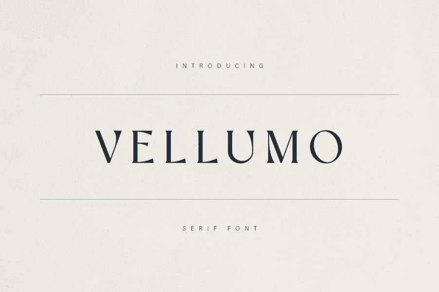 Vellumo Font · 1001 Fonts