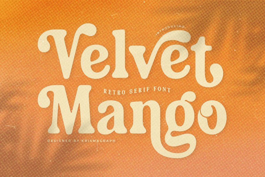 Velvet Mango Font · 1001 Fonts