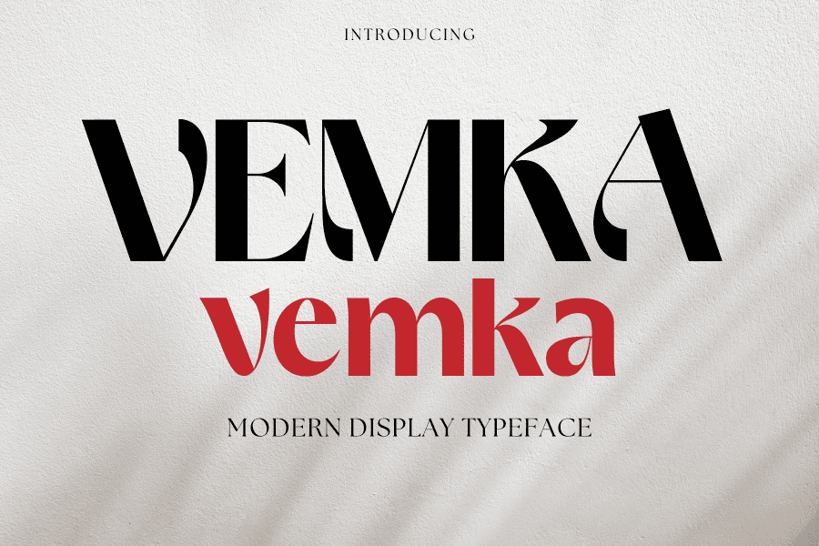 VEMKA Font · 1001 Fonts