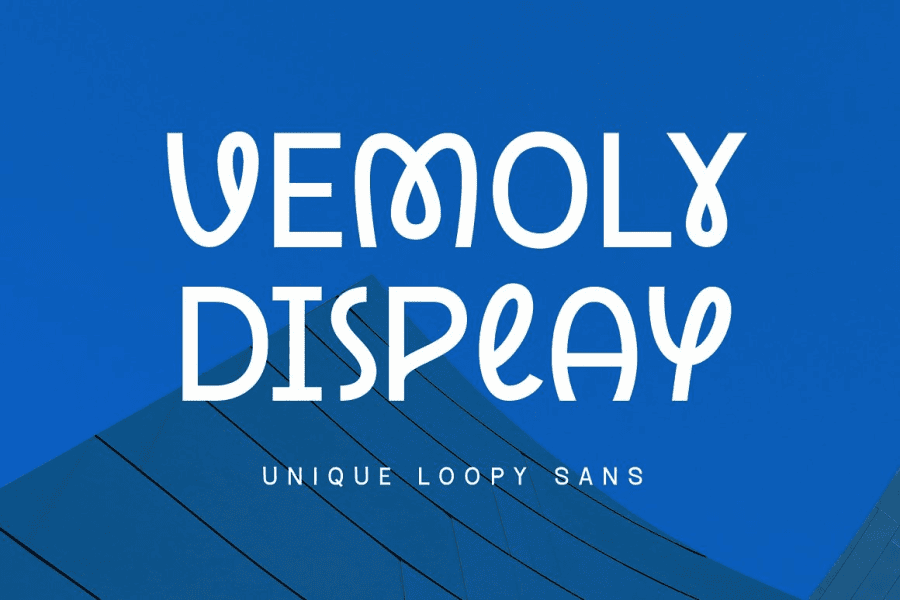 Vemoly Display Font · 1001 Fonts