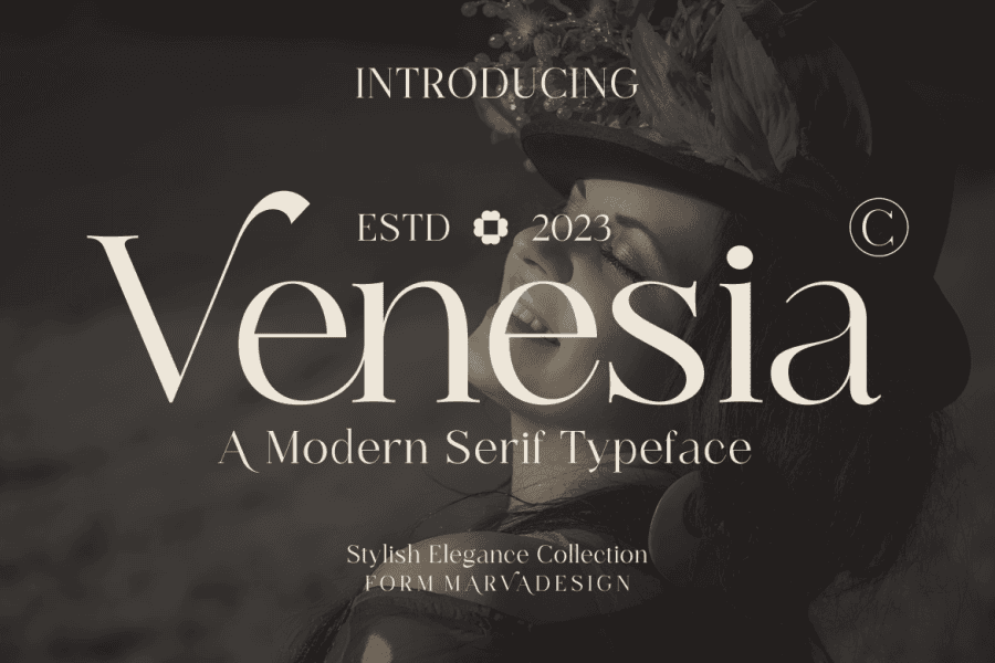 Venesia Font · 1001 Fonts