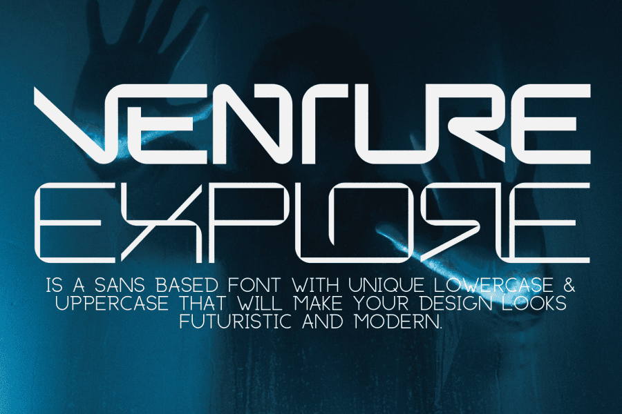 Venture Explore Demo Font · 1001 Fonts