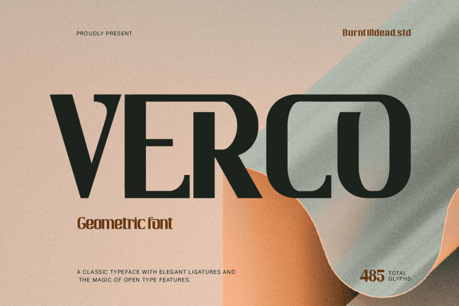 Verco Font · 1001 Fonts