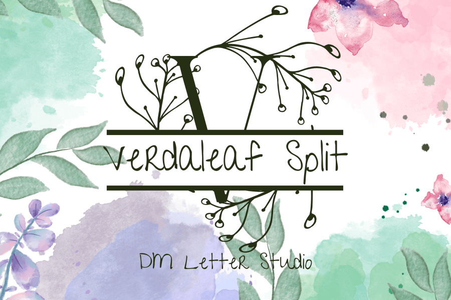 1 Free Serif With Leaves Font · 1001 Fonts