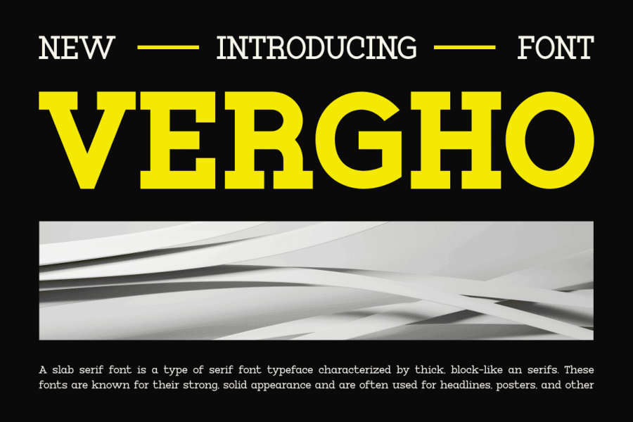 VERGHO Font Family · 1001 Fonts