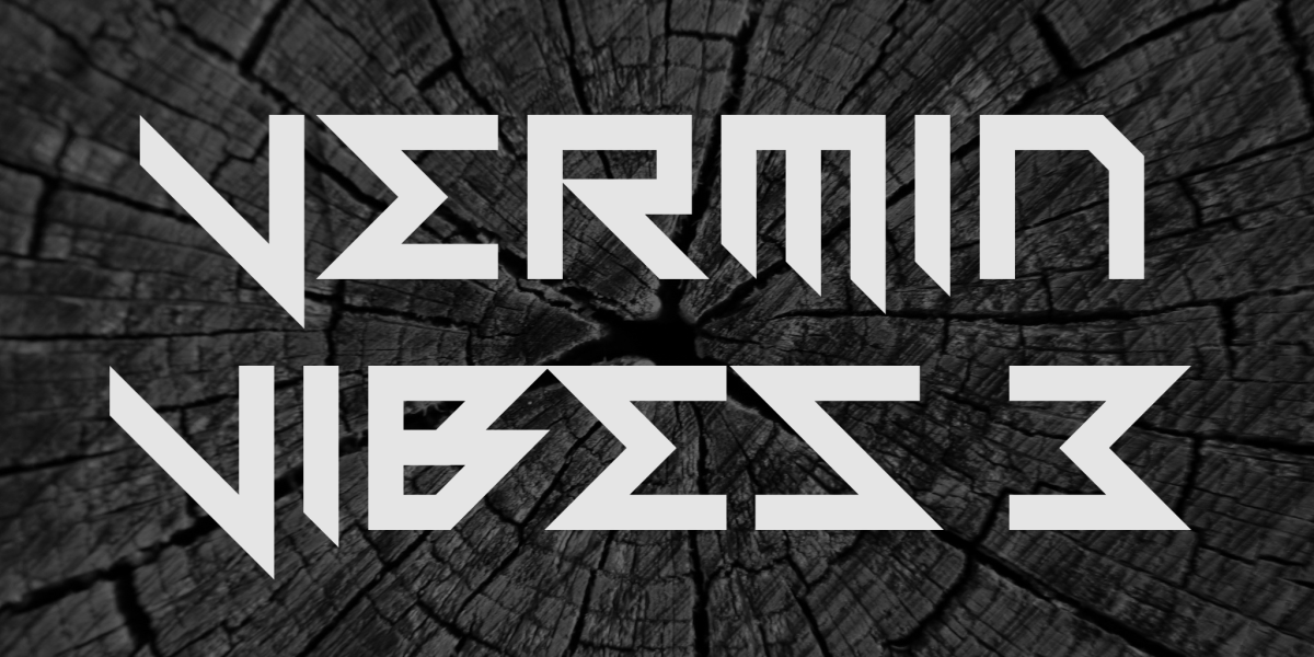 Vermin Vibes 3 Font · 1001 Fonts