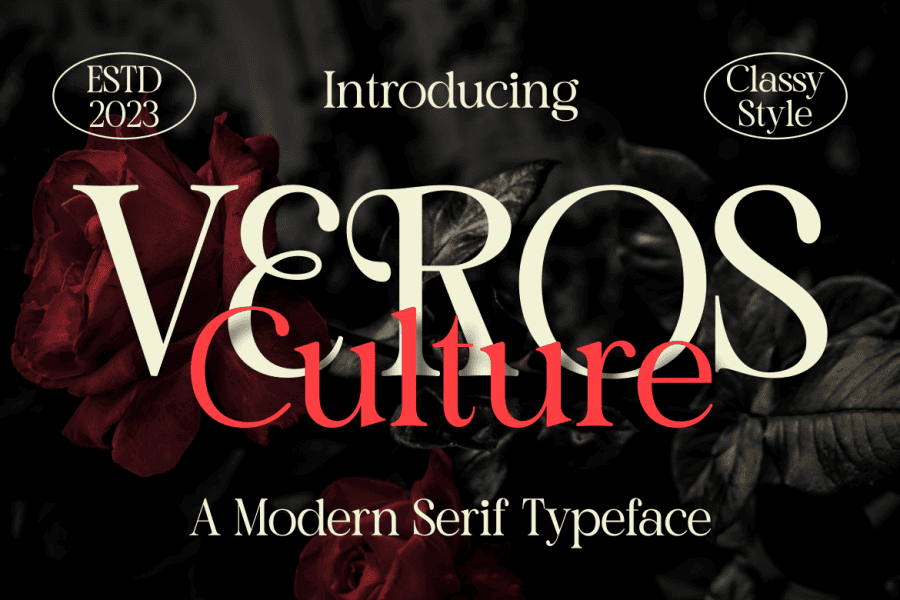 VEROS culture Font · 1001 Fonts