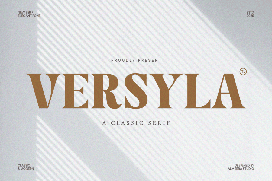 Versyla Font · 1001 Fonts
