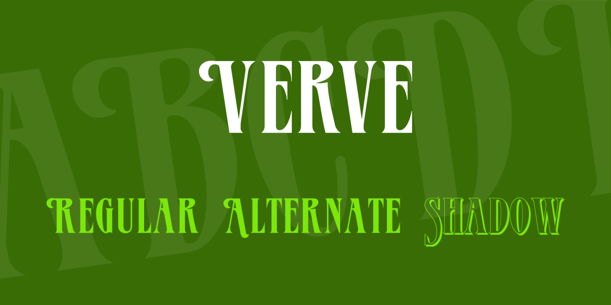 Verve Font Family · 1001 Fonts