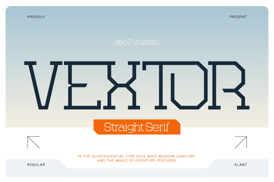 6 Free Straight Fonts · 1001 Fonts