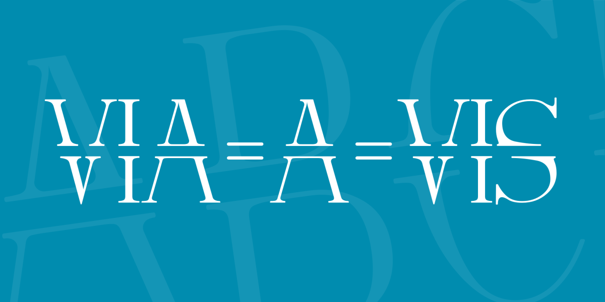 Via-A-Vis Font · 1001 Fonts