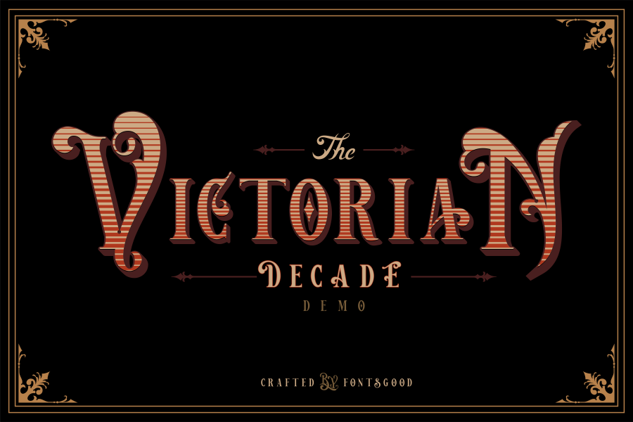 Victorian Decade Demo Version Font · 1001 Fonts