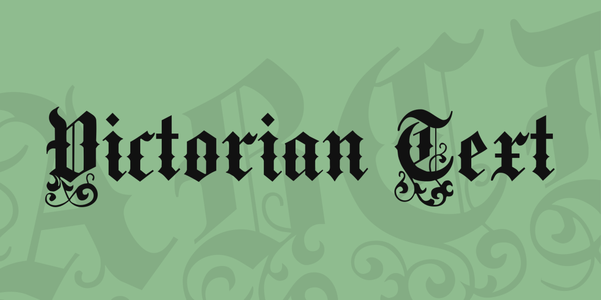 Victorian Text Font · 1001 Fonts