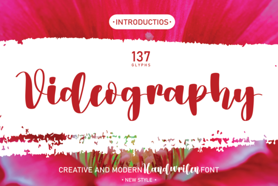 Videography Font · 1001 Fonts