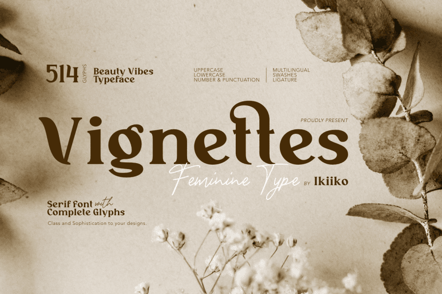 Vignettes Font · 1001 Fonts