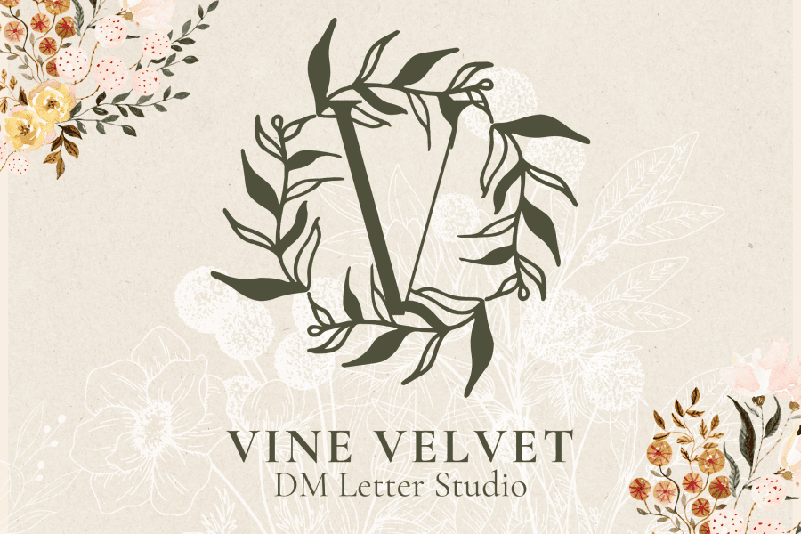Vine Velvet Monogram Font · 1001 Fonts