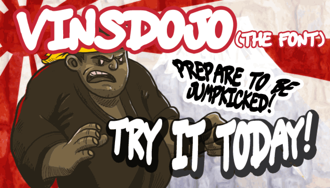 vin's dojo Font · 1001 Fonts