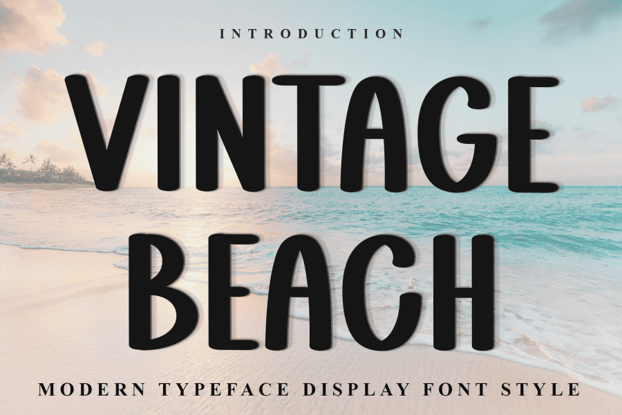 Vintage Beach Font · 1001 Fonts
