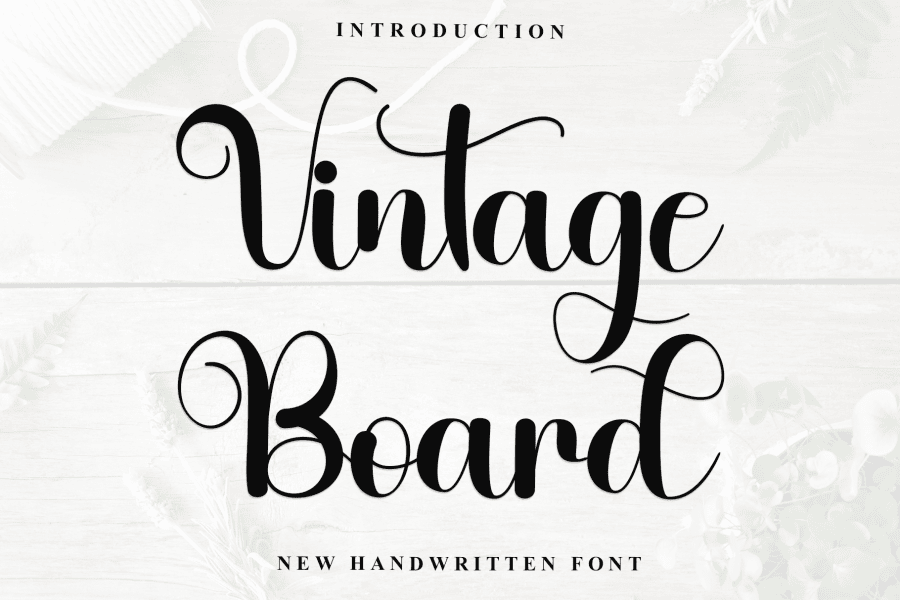 Vintage Board Font · 1001 Fonts